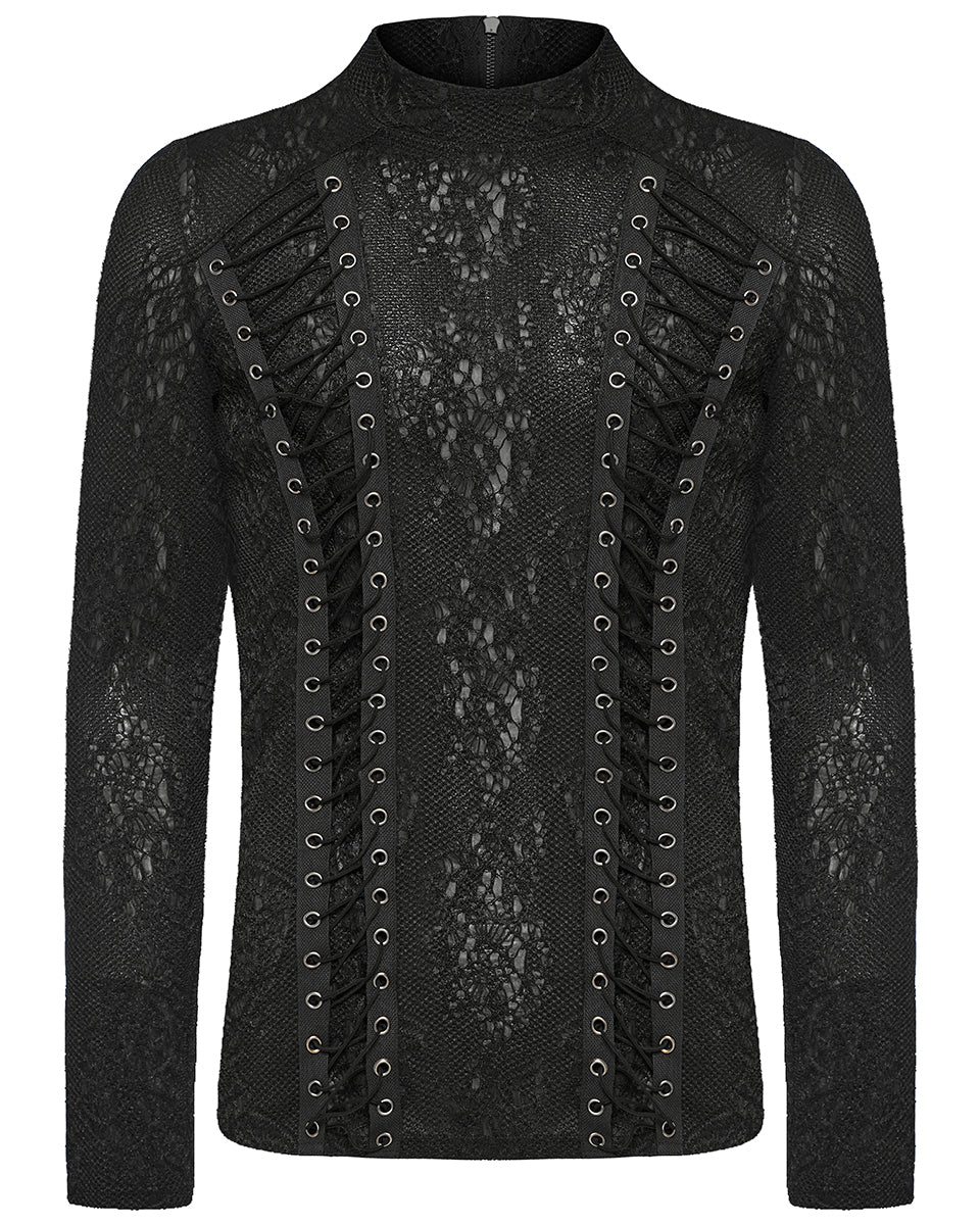 Punk Rave Mens Gothic Textured Knit Top – Violent Delights