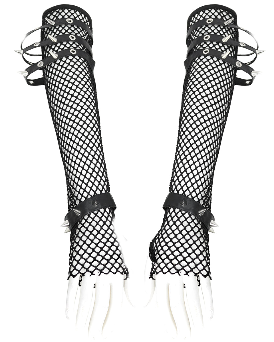 Devil Fashion Fishnet Mesh Sleeve Gloves – Violent Delights