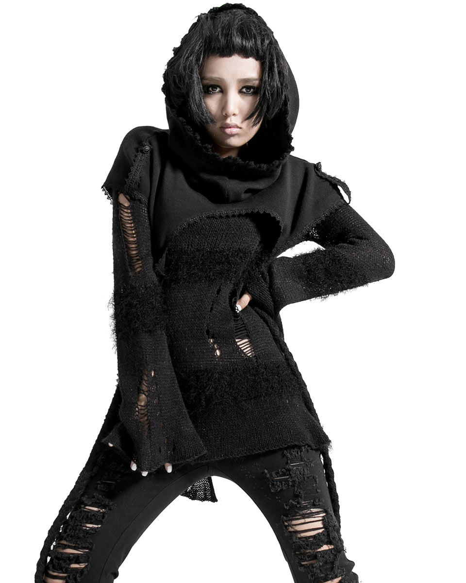 Punk Rave Diobella Womens Gothic Hooded Scarf Shawl – Violent Delights