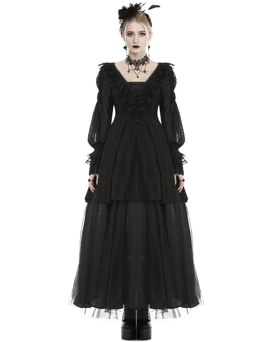 Dark In Love Xaverie Gothic Lolita Doll Dress Jacket – Violent Delights
