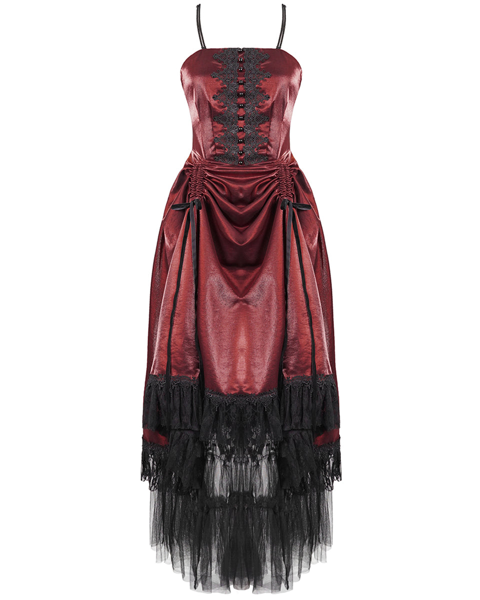 Devil Fashion Insidious Desires Womens Tafetta Layered Ball Gown Dress ...