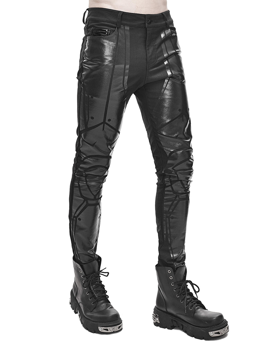 Devil Fashion User Interface Mens Cyberpunk Pants – Violent Delights