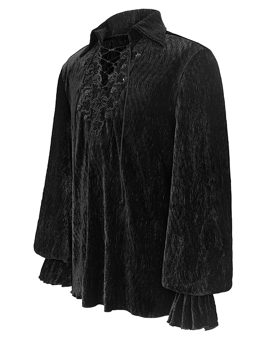 Devil Fashion Lucien Mens Gothic Poet Shirt – Violent Delights